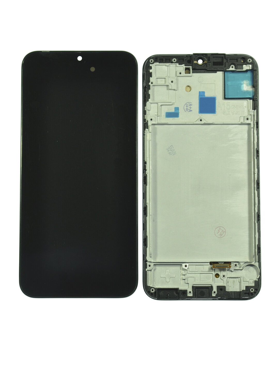 Дисплей (LCD) для Samsung SM-A155/A15 4G/A156B/A15 5G+Touchscreen black в рамке OLED full size (полноразмерная матрица)