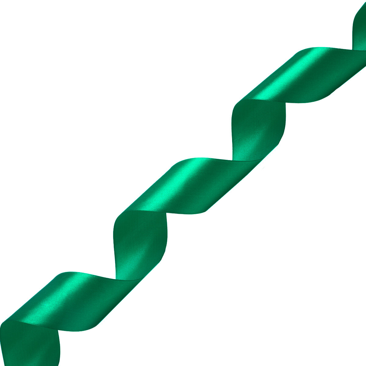 Лента атласная декоративная широкая Айрис, 5см*22,86м (092 зеленый)