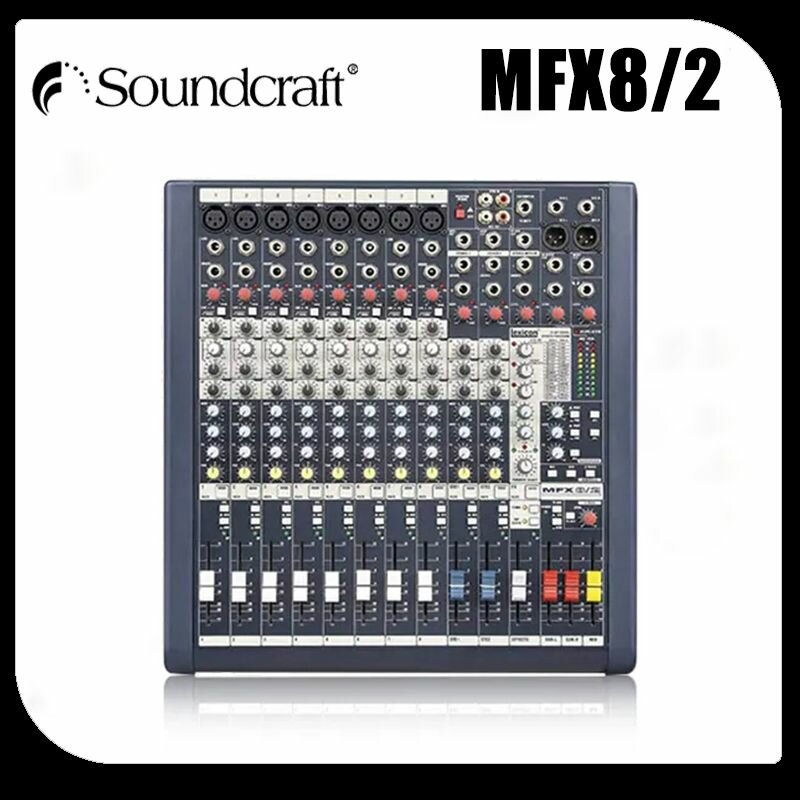 Soundcraft MFX8/2 Профессиональный миксер, эффект реверберации DSP