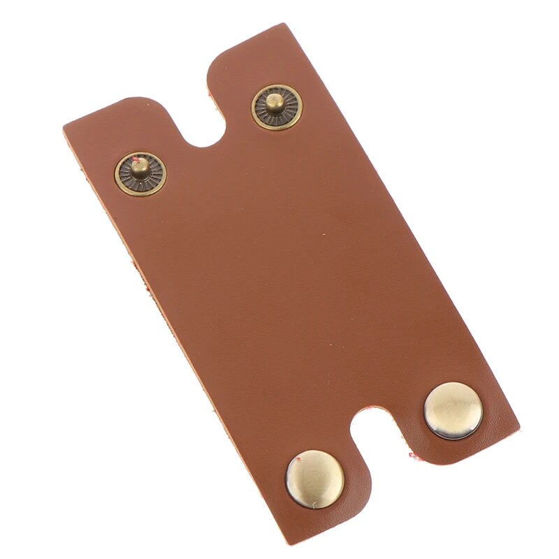 Кожаный защитный чехол для бритвы 60*42 мм Brown