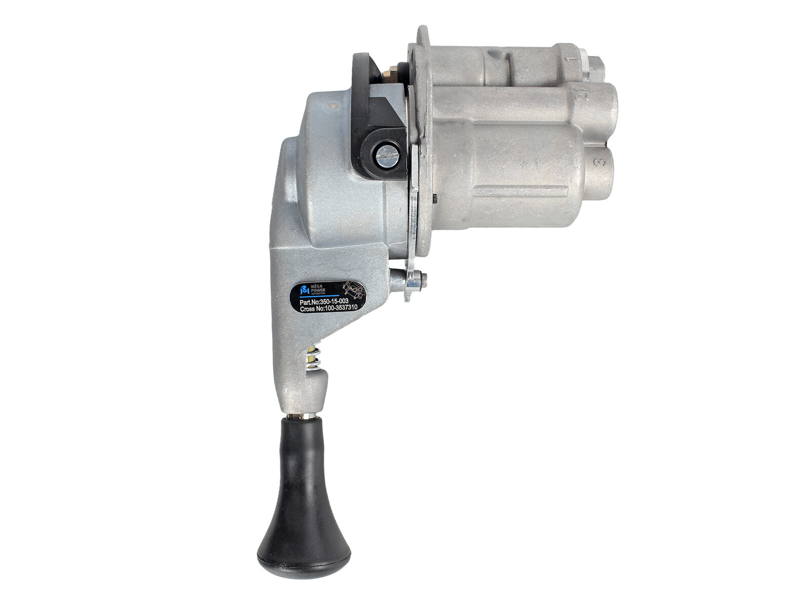 Кран ЗИЛ КАМАЗ МАЗ стояночного тормоза 4-х выводной MEGAPOWER 350-15-003