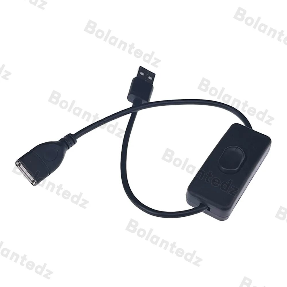 USB кабель с выключателем Bolantedz, черный