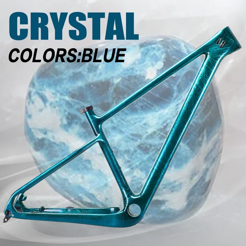 Airwolf Карбоновая рама MTB 29 XC Hardtail M BOOST 148mm Matte, Crystal Blue