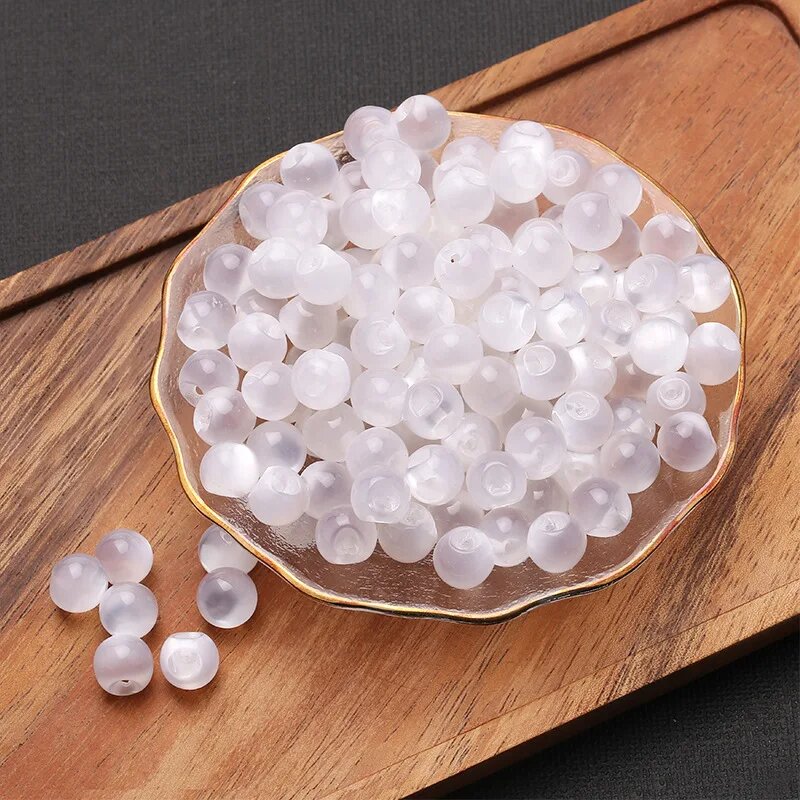 Пуговицы ZheHui китайские кнопки-лягушки с жемчугом 10 шт. Белый, 11.5mm 10pcs, pearlescent white