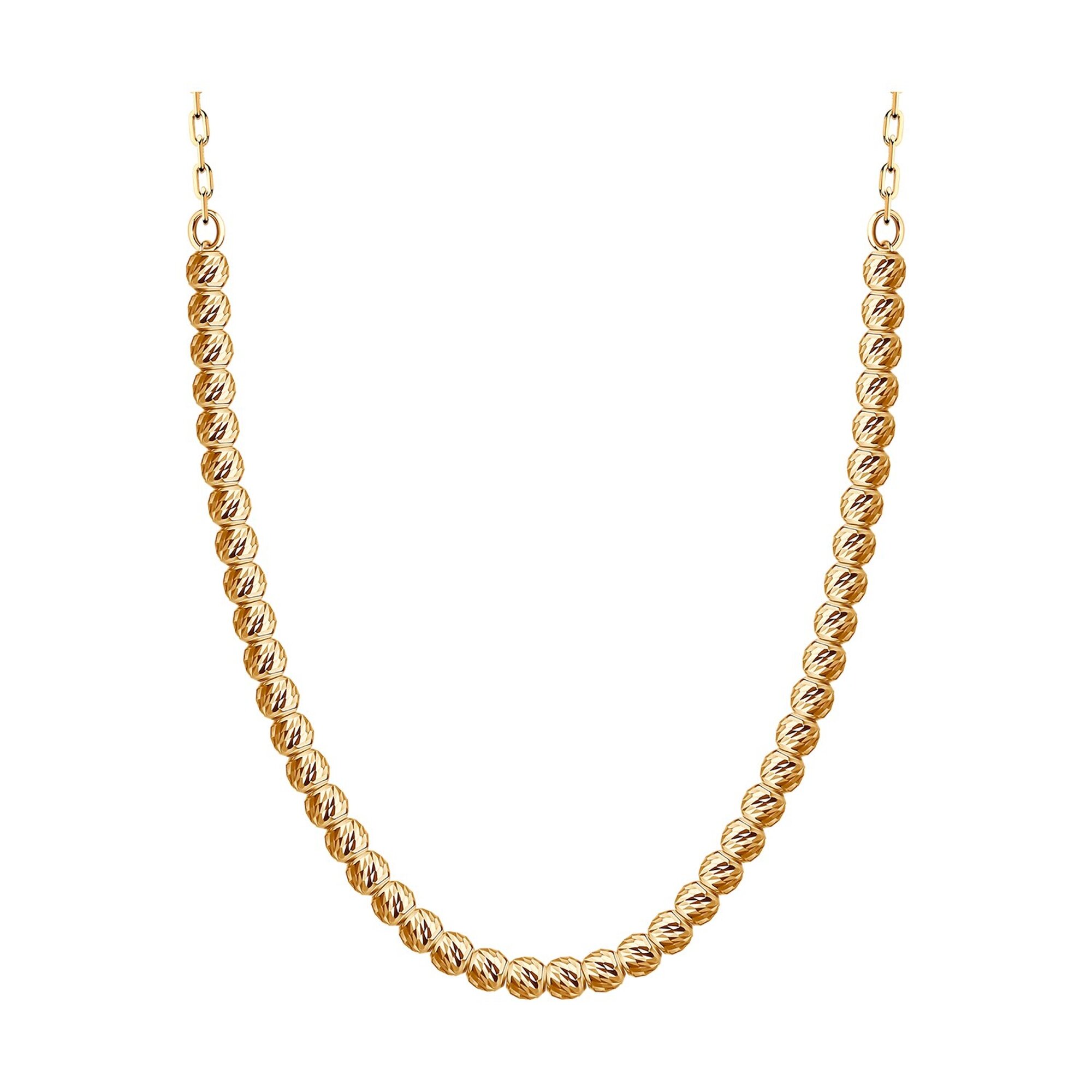 Колье, красное золото, 585 проба