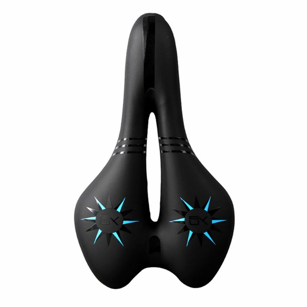 Велосипедное седло, Гелевое седло для горного велосипеда - синее