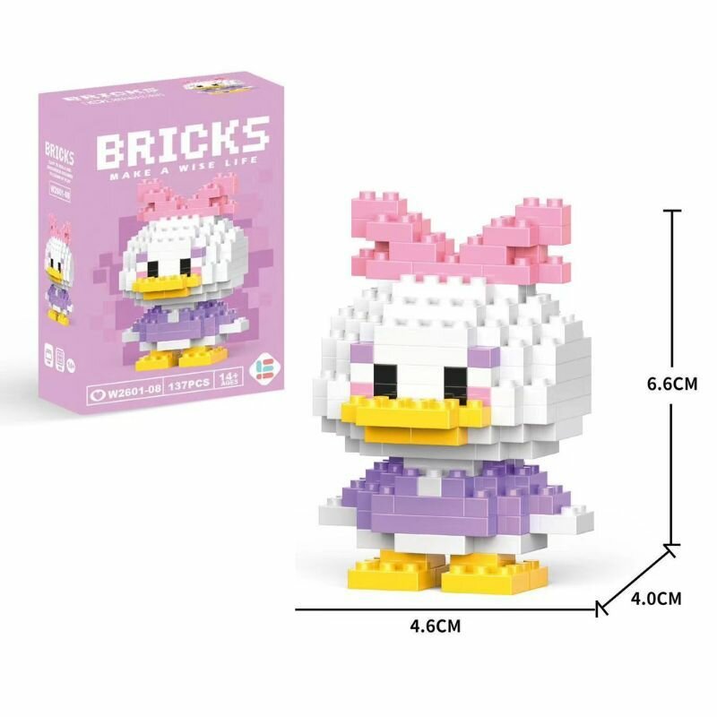 Мини-конструктор, 3D фигурка/игрушка из мультиков,