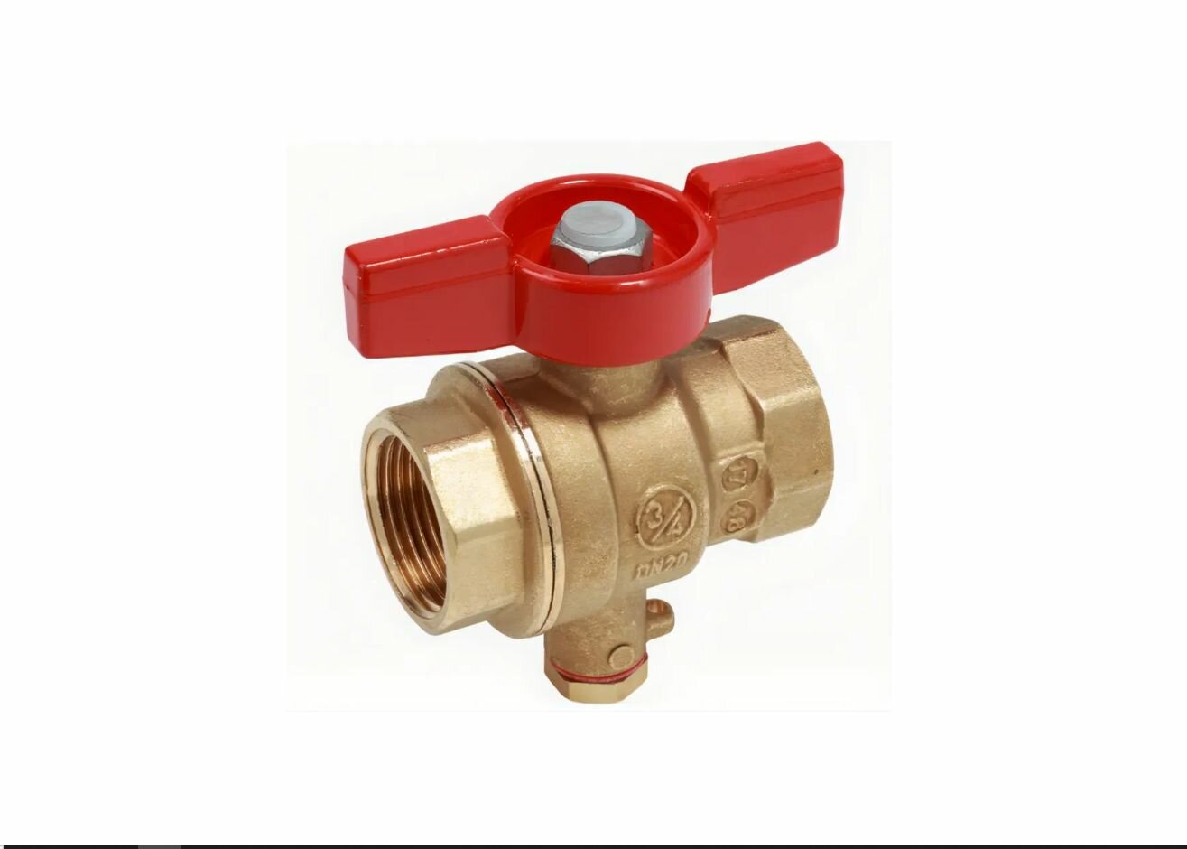 Кран шаровый с выводом для зонда М10