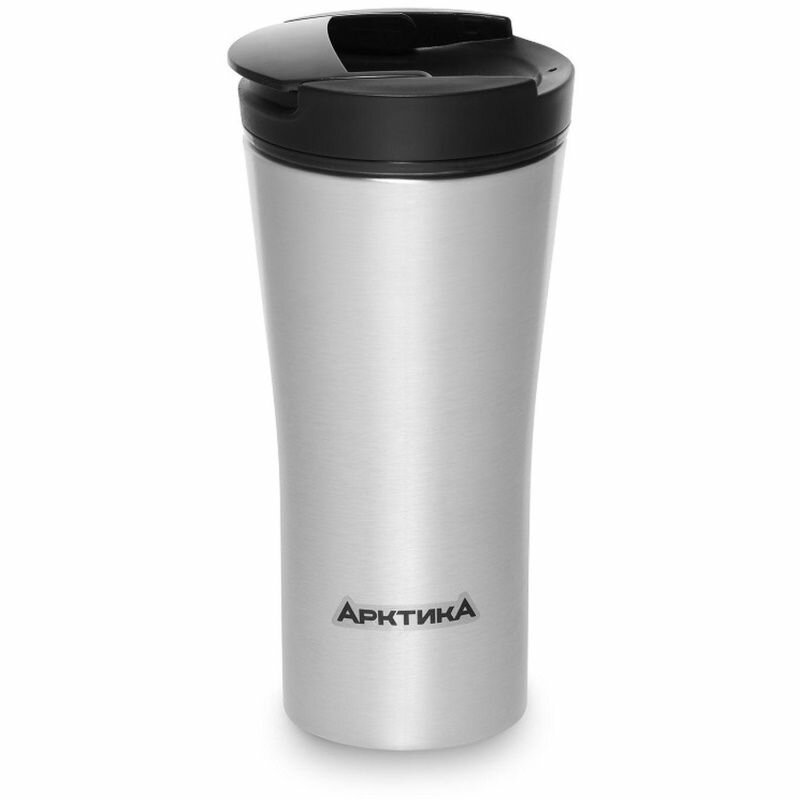 Термос-автокружка Арктика Вакуумная, герметичная крышка с клапаном, 500 мл