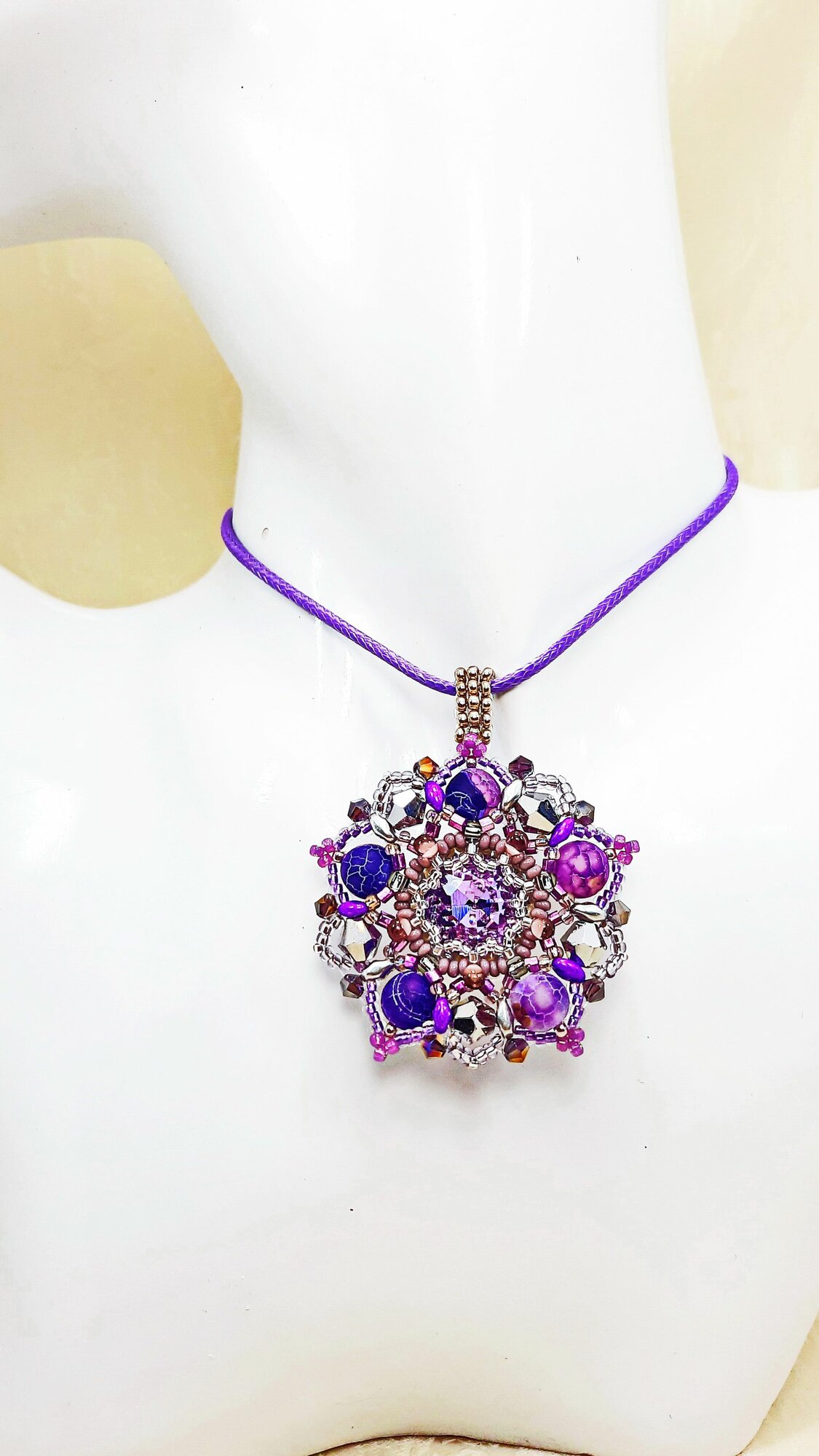 Подвеска, горный хрусталь