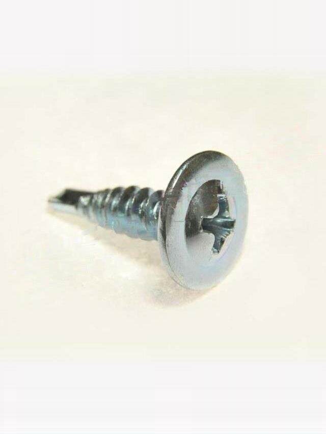 Саморез 4,2*16 крепл. подкрылков со сверлом (хром)