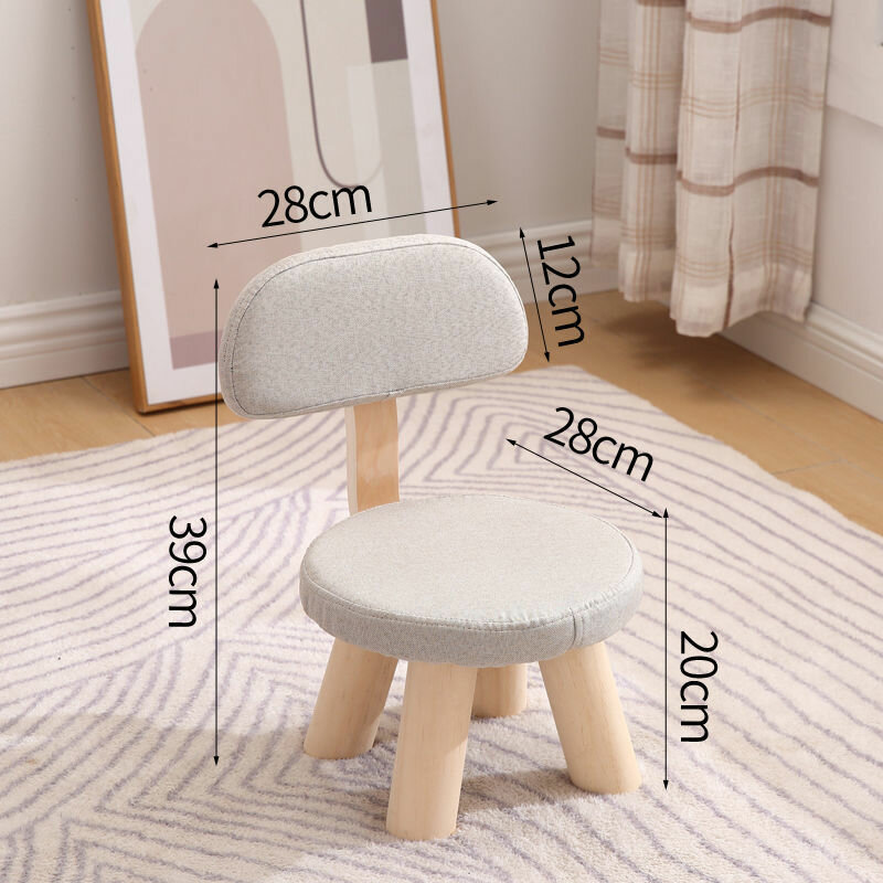 Детский стул Outdoor, для детей 1-6 лет, текстиль/дерево，28×28×39