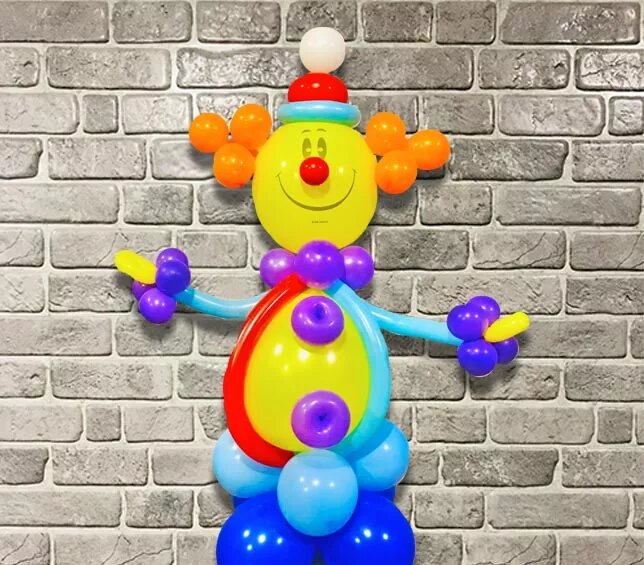 Фигура из воздушных шаров "Клоун"