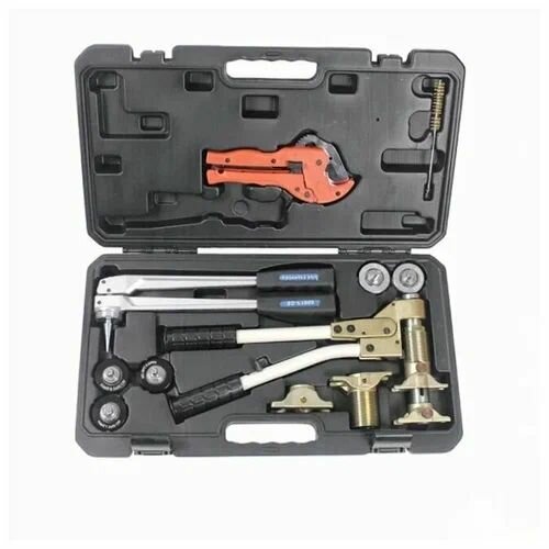 Пресс инструмент для труб REHAU 5 насадок 16/20/25 Stabil 16/20 Pink/Flex