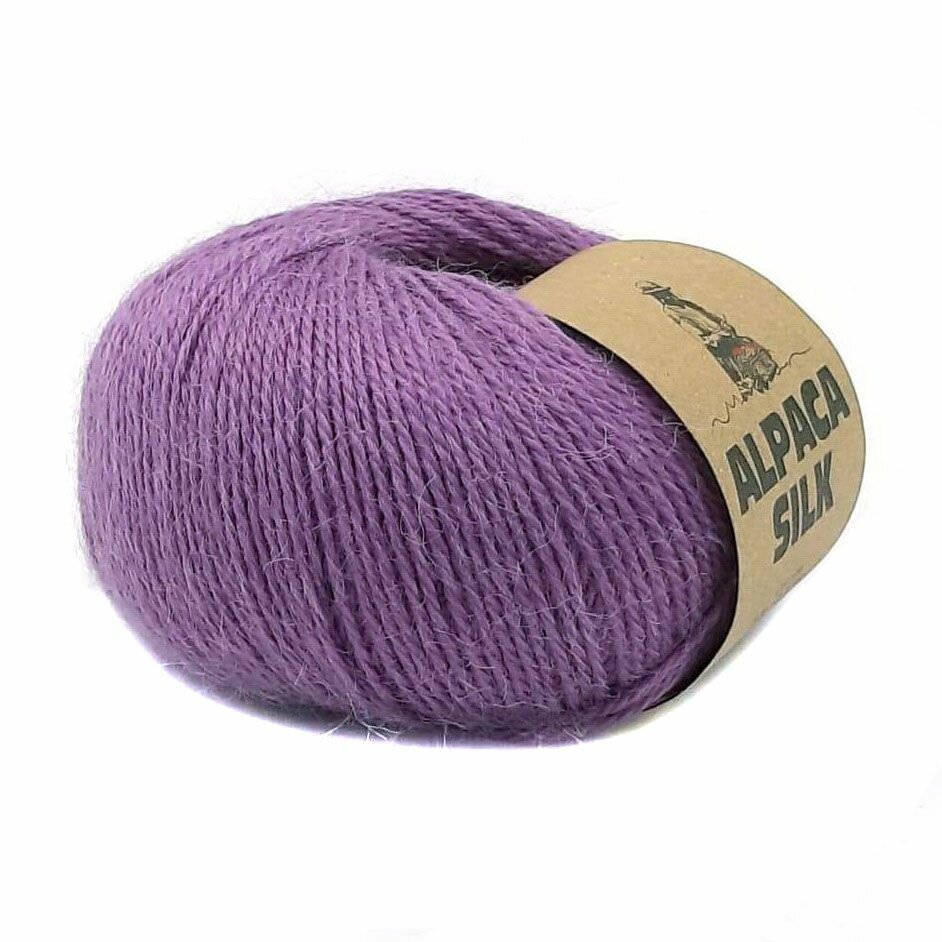 Пряжа Kutnor Alpaca Silk 1778 пыльная сирень (50г/150м, упаковка 5 мотков)
