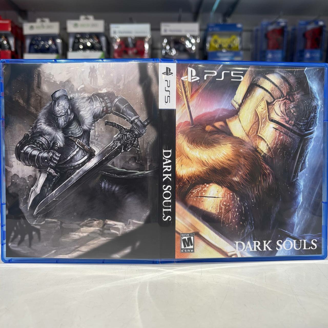 Игра "Dark Souls" PS5 - Кастомная обложка для диска №23