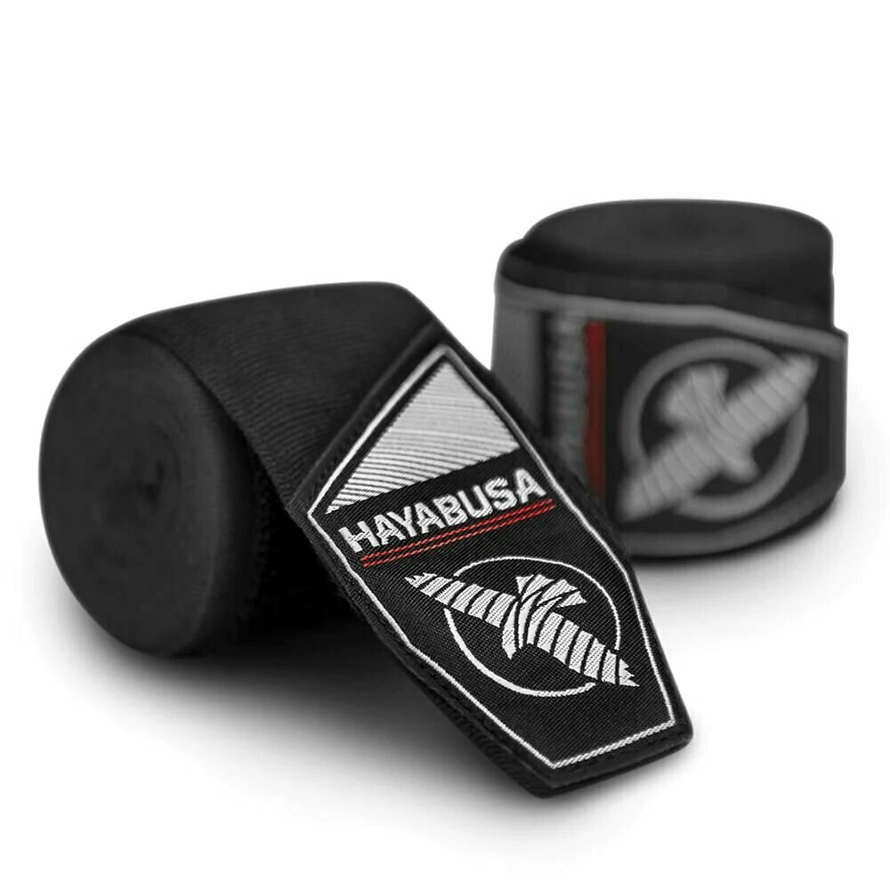 Бинты боксерские HAYABUSA Perfect Stretch Hand Wraps 4,5м, черные