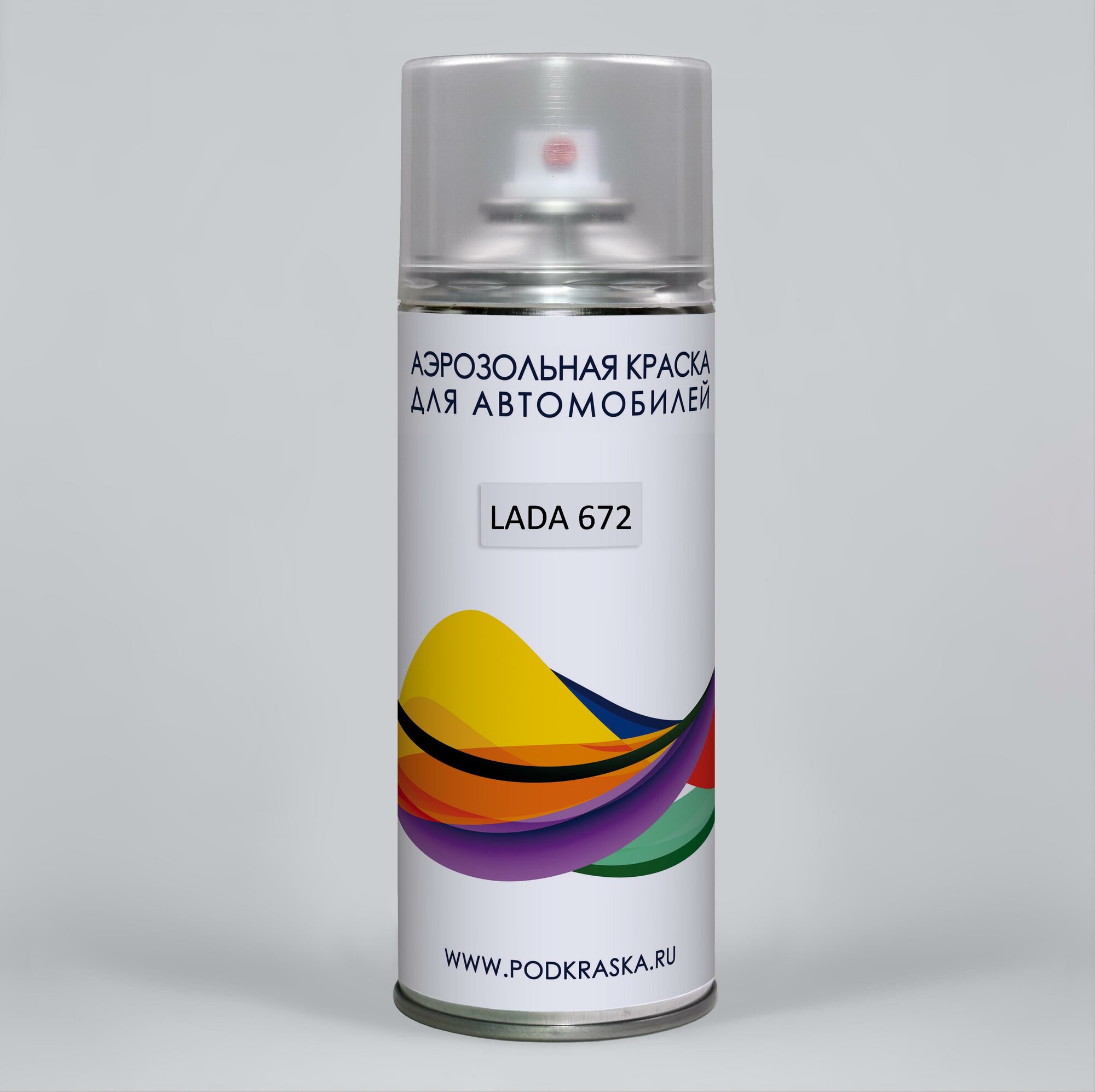 Автоэмаль для Lada 672 - черная пантера, (BLACK PANTERA) (солид). Аэрозольный баллон