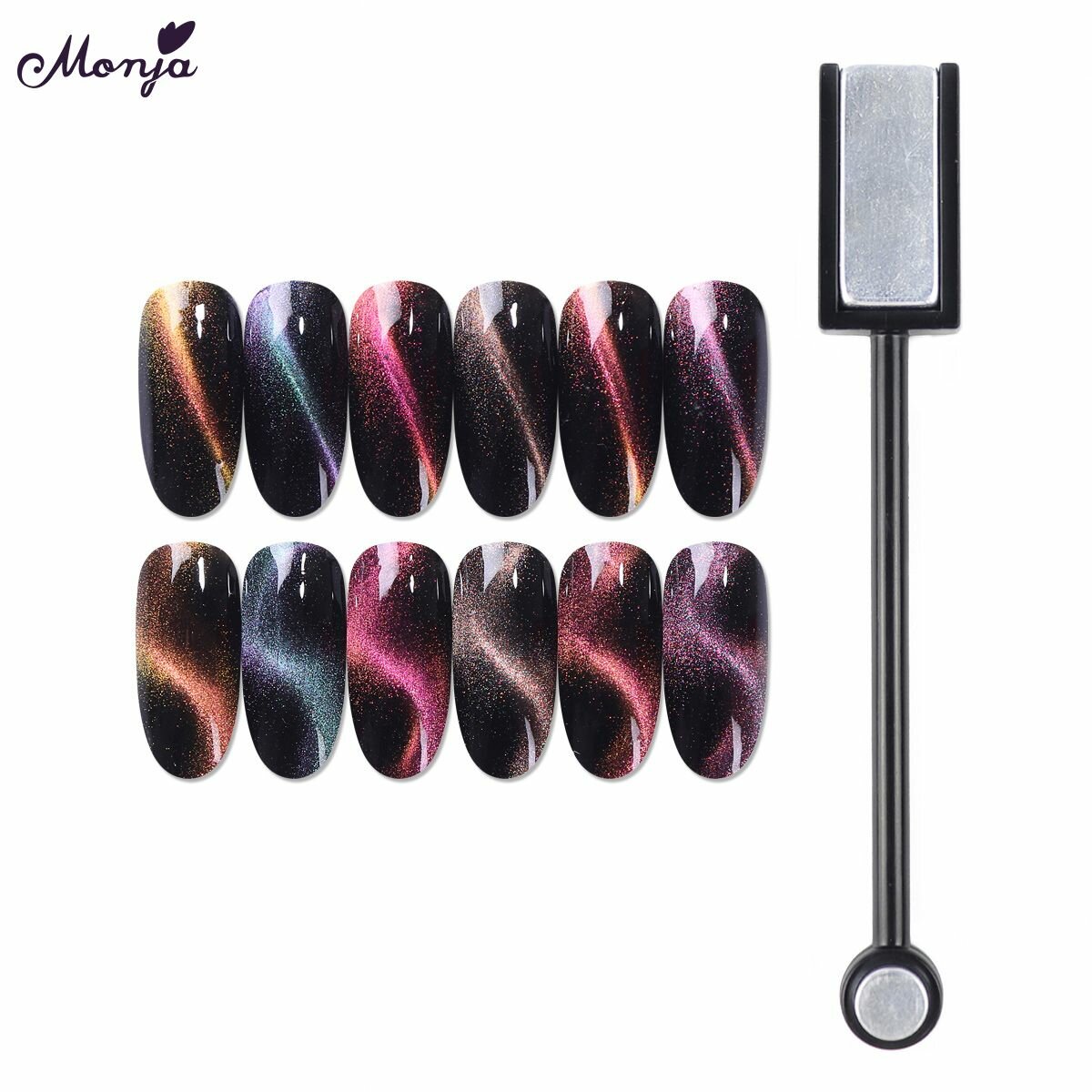 Магнит для маникюра для гель-лака Кошачий глаз