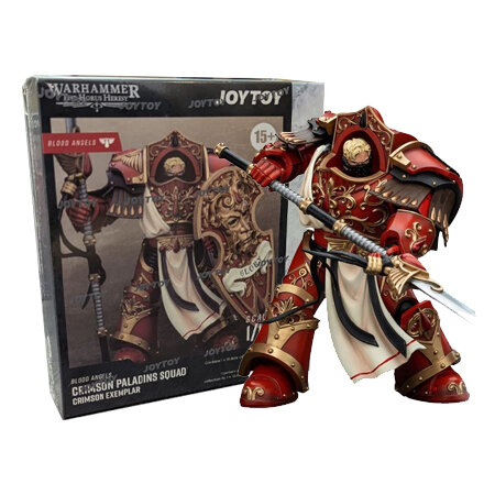 Коллекционная фигурка 1/18 - JoyToy - Warhammer Horus Heresy - Алый паладин Кровавых Ангелов (JT00300)