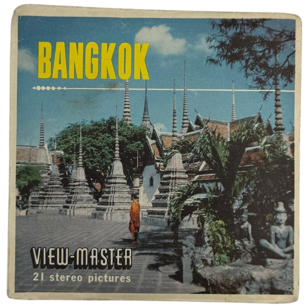Стереодиски "Bangkok Бангкок" (3 диска - 21 кадр), 1970-1980 гг, View - Master, США