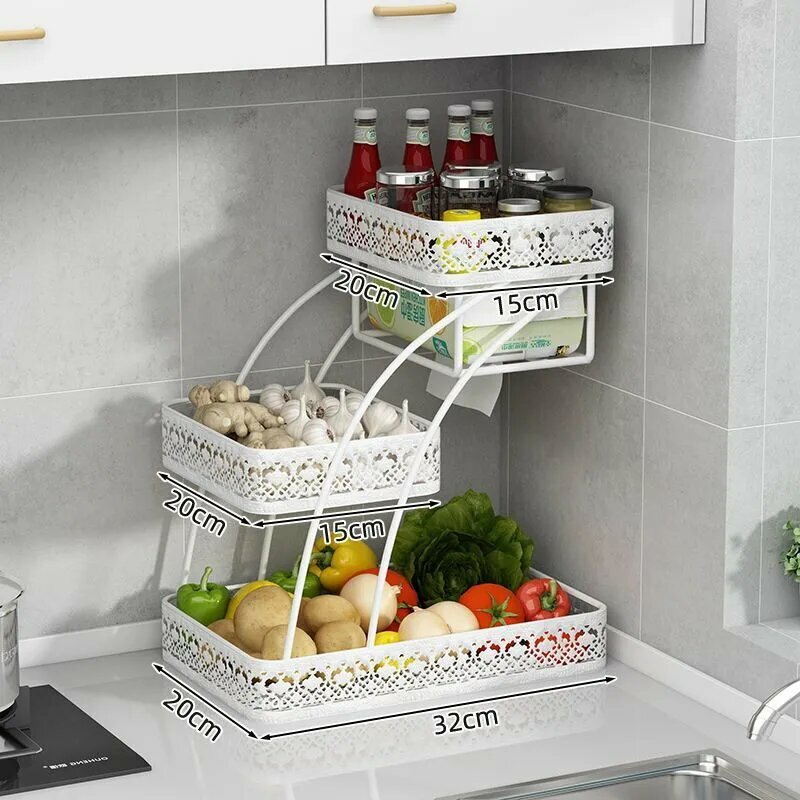 Полка для кухни для кухонной утвари, для бутылок, 32 см х 20 см, 1 шт