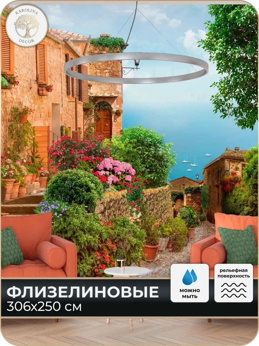 Фотообои Город и Улица в спальню на кухню 300х250