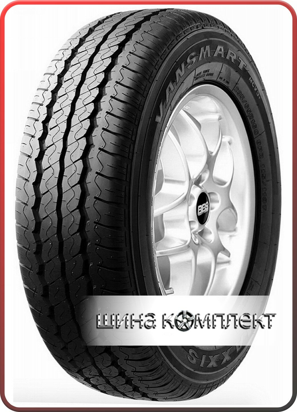 Автомобильная шина Maxxis Vansmart MCV3+ 225/65 R16C 112/110T летняя для коммерческого транспорта