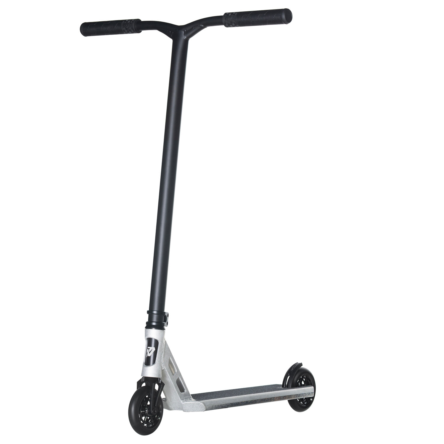 Самокат трюковый Novatrack Replay (2025), дека 50 см, колеса 110 мм, HIC, алюминий, серый