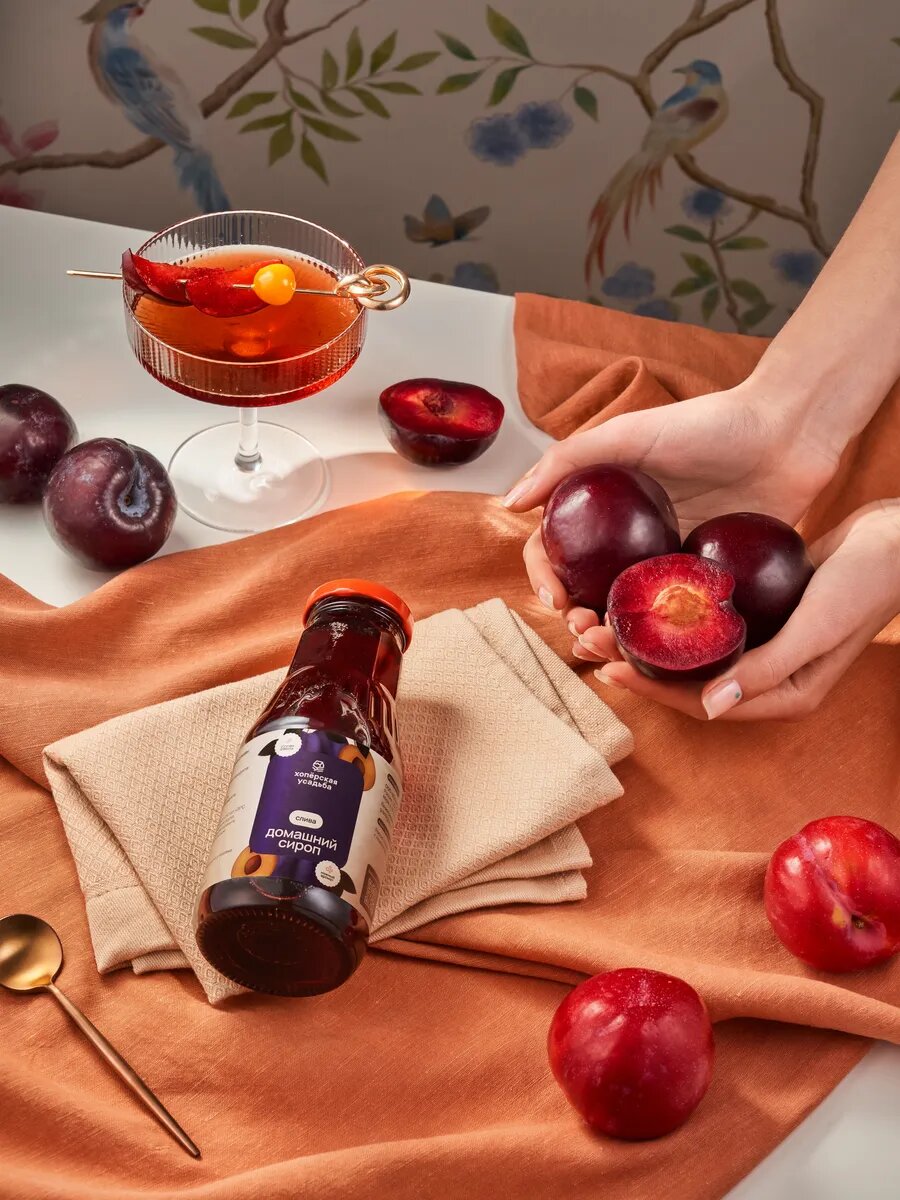 Домашний сироп из сливы, 400 г.