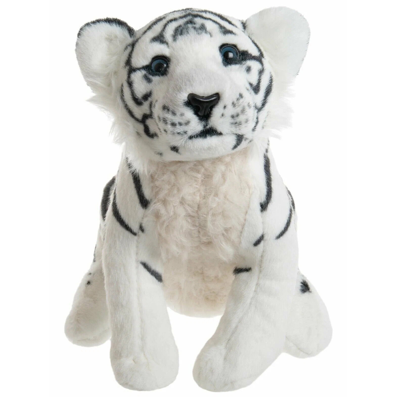 Мягкая игрушка Белый Тигр реалистичный 25 см (DW102001414W)