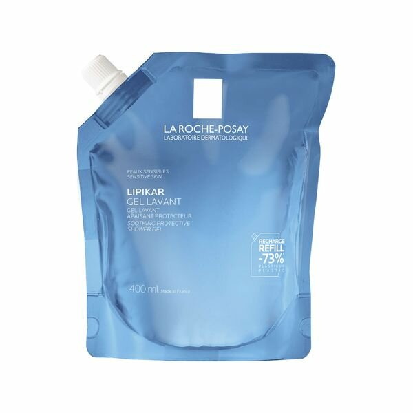 Гель для душа для чувствительной кожи с защитными свойствами Lavant Lipikar La Roche Posay/Ля рош позе сменный блок 400мл