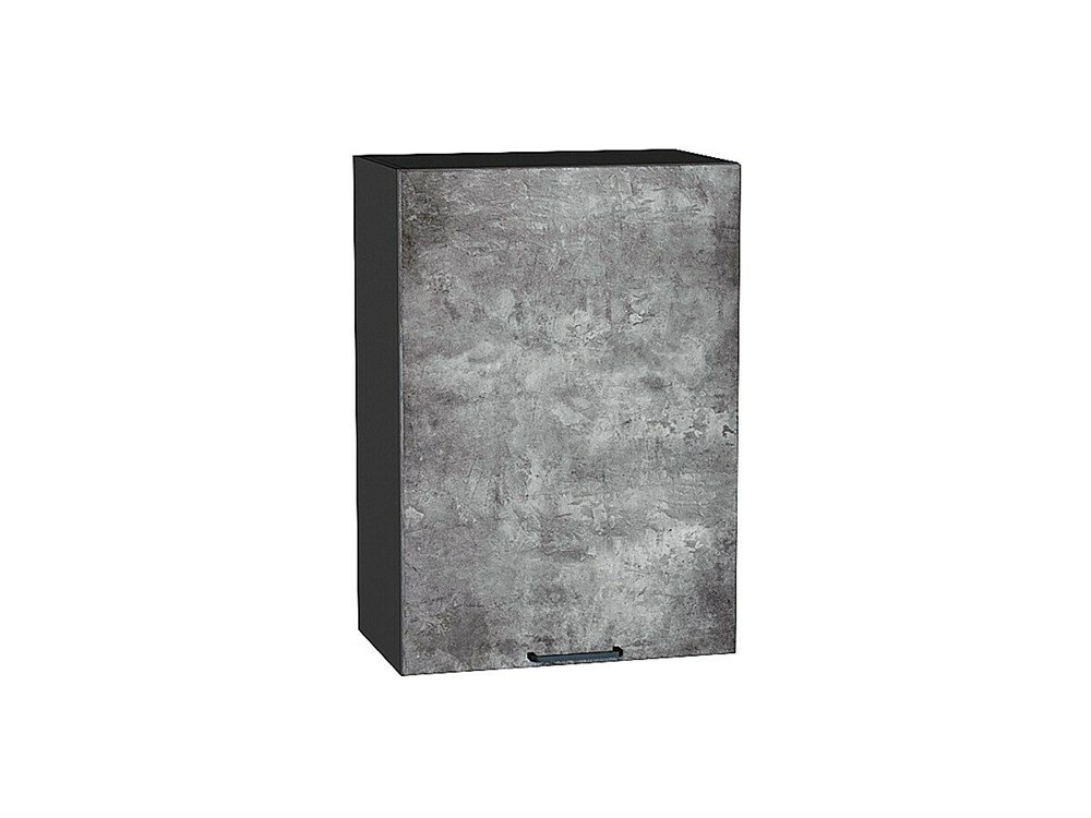 VVT Шкаф верхний с 1-ой дверцей Флэт Graphite, Temple Stone 2S, 720, 450