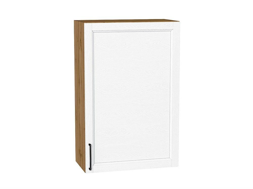 VVT Шкаф верхний с 1-ой дверцей Сканди Дуб Вотан, White Silkwood, 920, 600