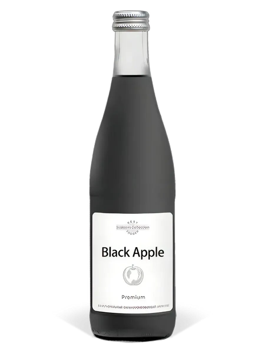Лимонад "Formen Black Apple", сильногазированный, стеклянная бутылка, 0.5л, 4шт