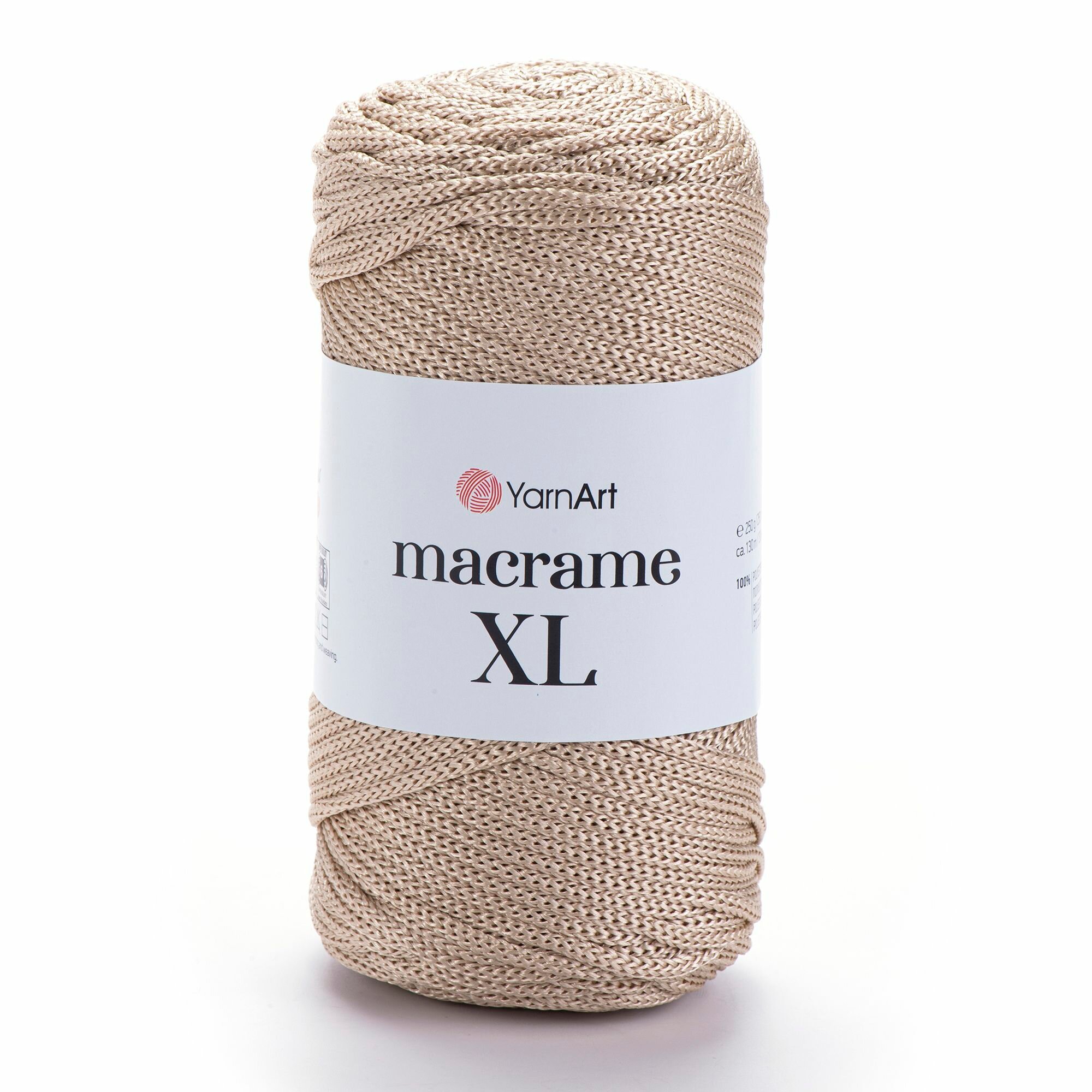 Пряжа YarnArt Macrame XL 166 беж (250г/130м, упаковка 4 мотка)