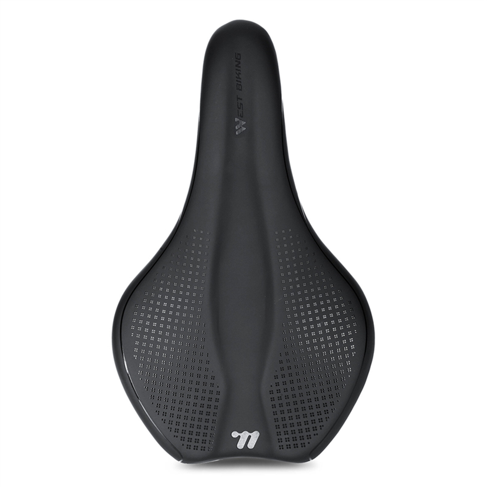 Удобное седло для горного велосипеда из искусственной кожи с полой конструкцией, противоскользящее, амортизирующее, для езды без груза, для гонок, для мужчин.