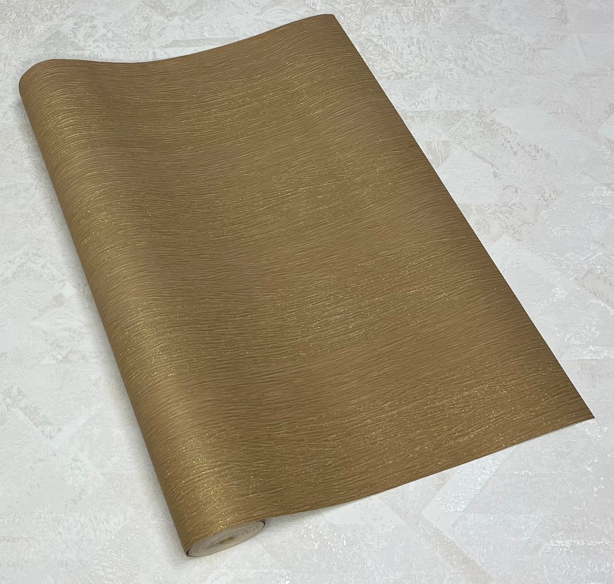 Обои Bastet 823502, размер рулона 0.7 x 10 Винил на бумаге, текстура, древесина, волокна, вертикальные линии, коричневый