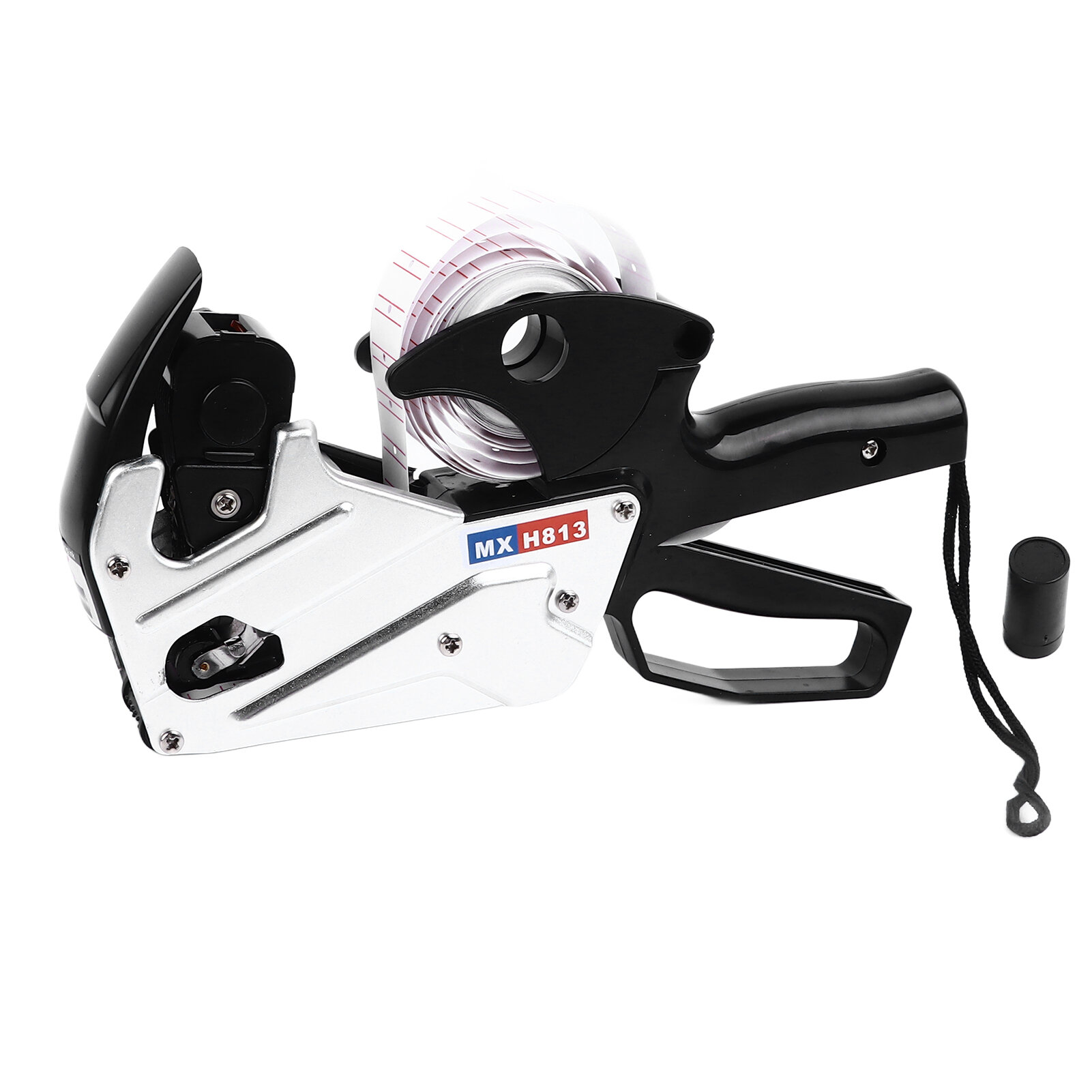 8-значный ценник-пистолет с однорядной прозрачной печатью, многофункциональная машина для маркировки цен, инструмент для этикетирования цен для супермаркета