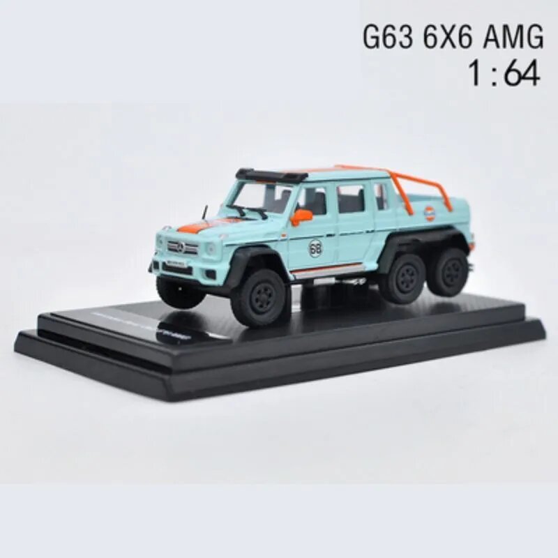Коллекционные модели Мерседес металлическая модель 1:64 Mercedes-Benz G63 6x6 AMG