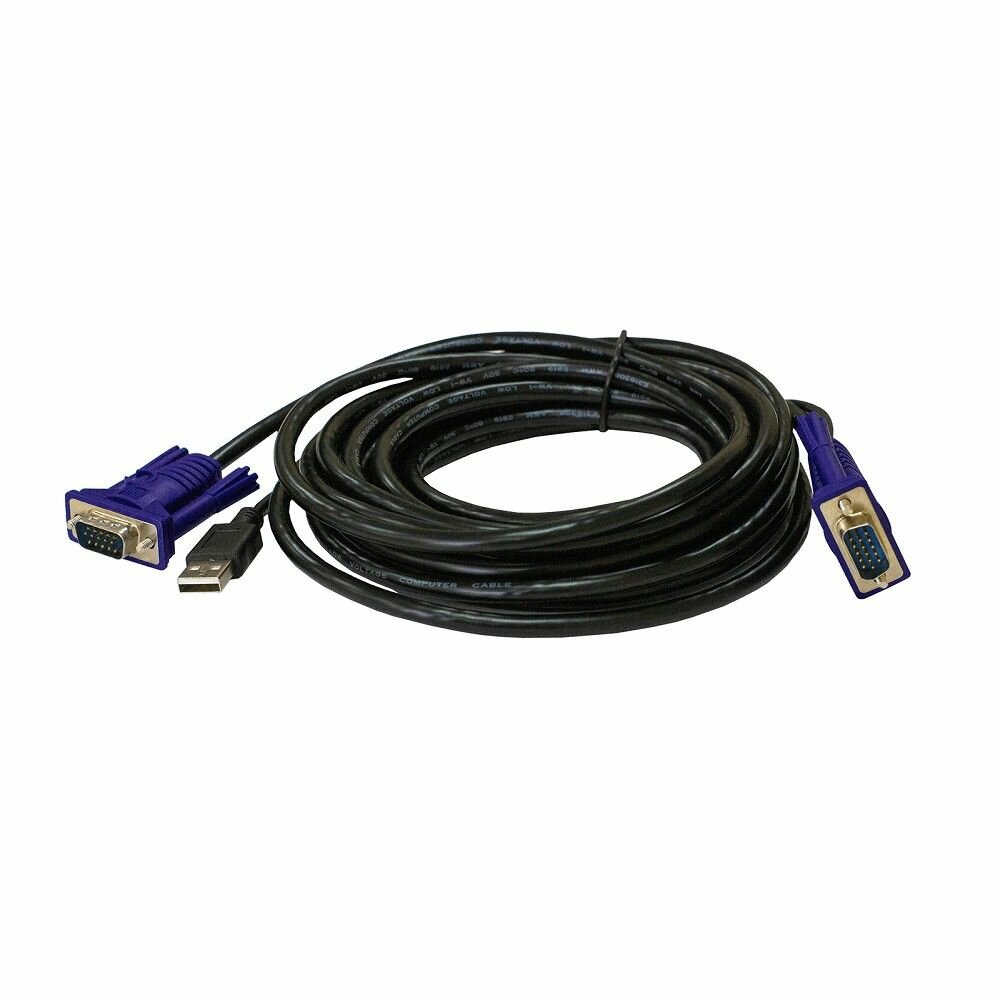 ORIGO Переключатель OKVMCU3 A1A KVM - кабель с разъемами VGA и USB, 3 м