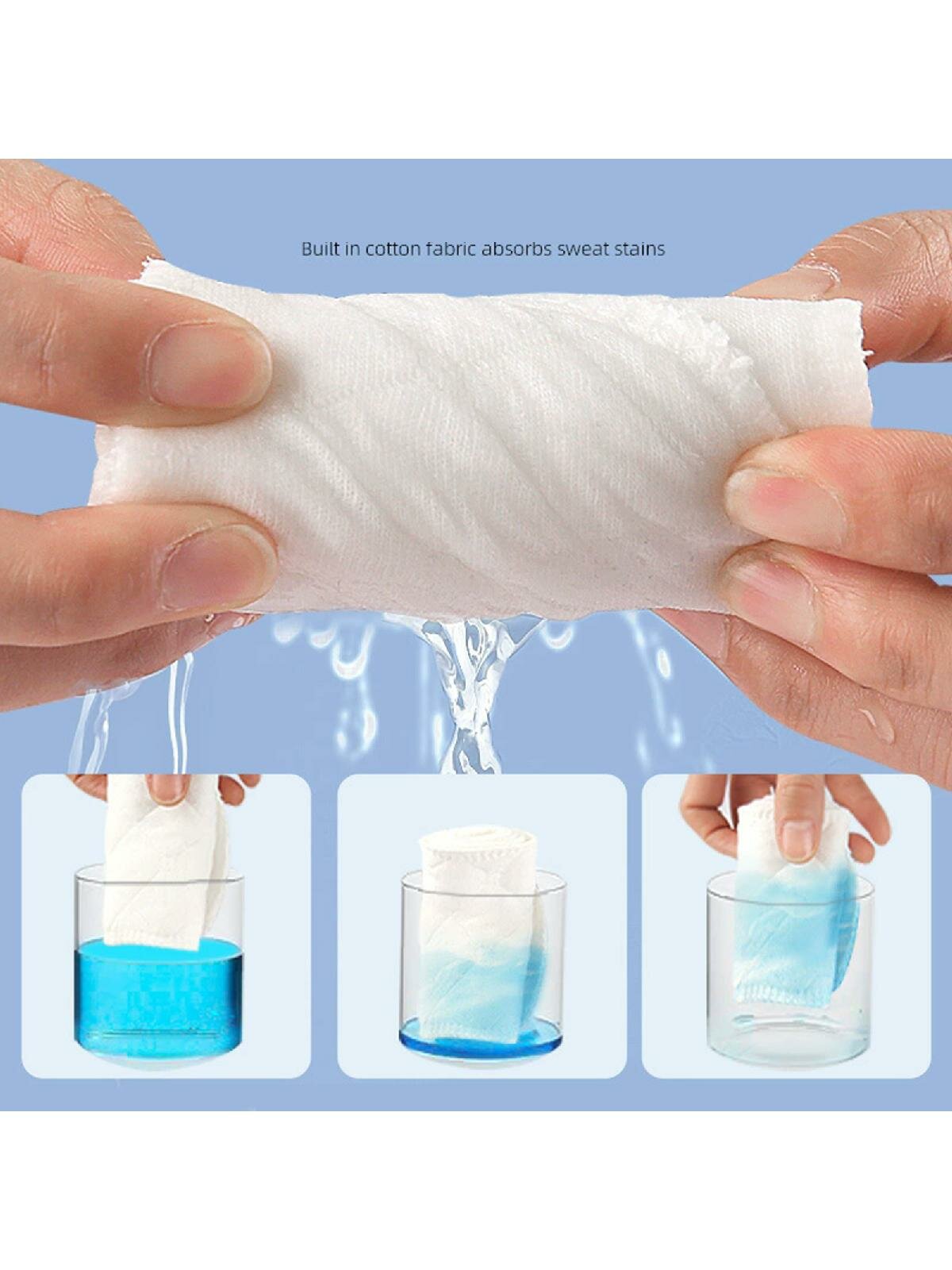 Впитывающие прокладки для бюстгальтера, Белый