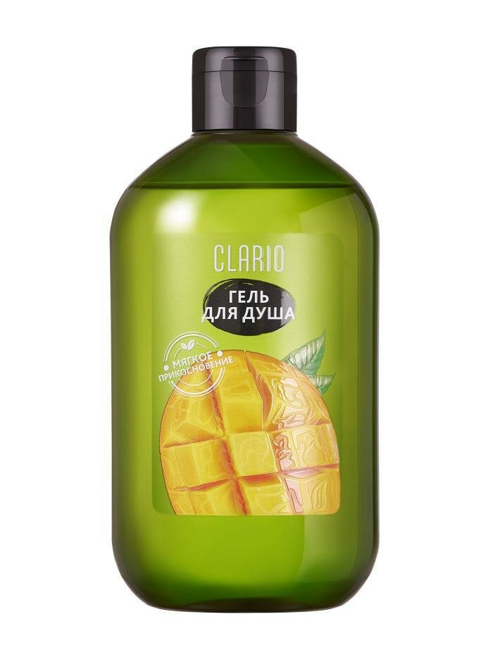 Clario гель для душа тропическое манго 400 мл