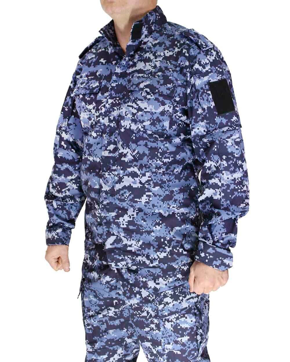 Китель камуфляжный "Росгвардия" цвет синяя точка ткань Твилл (размер: 52-176, размер производителя: 52-176)