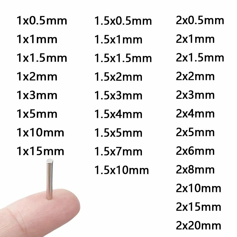 Магниты круглые на холодильник, 50 шт, 1.5x3mm
