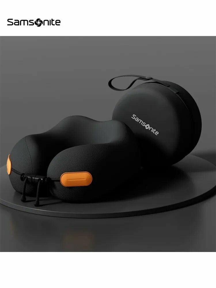 Подушка для путешествий Samsonite, для шеи, эргономичная, мягкий материал
