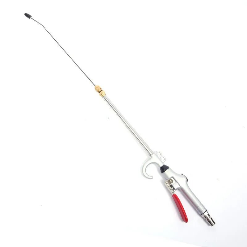 Продувочный пистолет для компрессора, выдвижное нержавеющее сопло 44-64 см, пневматический обдувочный пистолет для очистки пыли и мусора