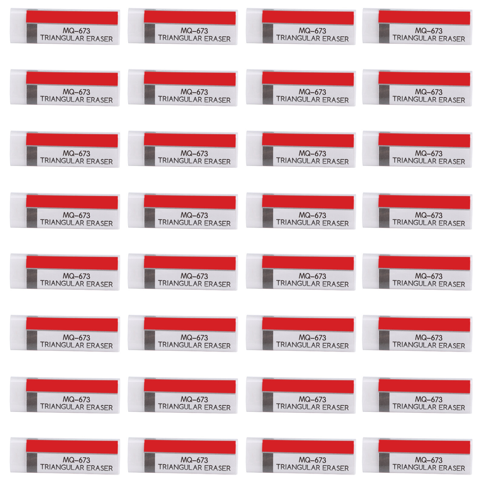 32PCS ERASER триунгулический 4B студентный картинс