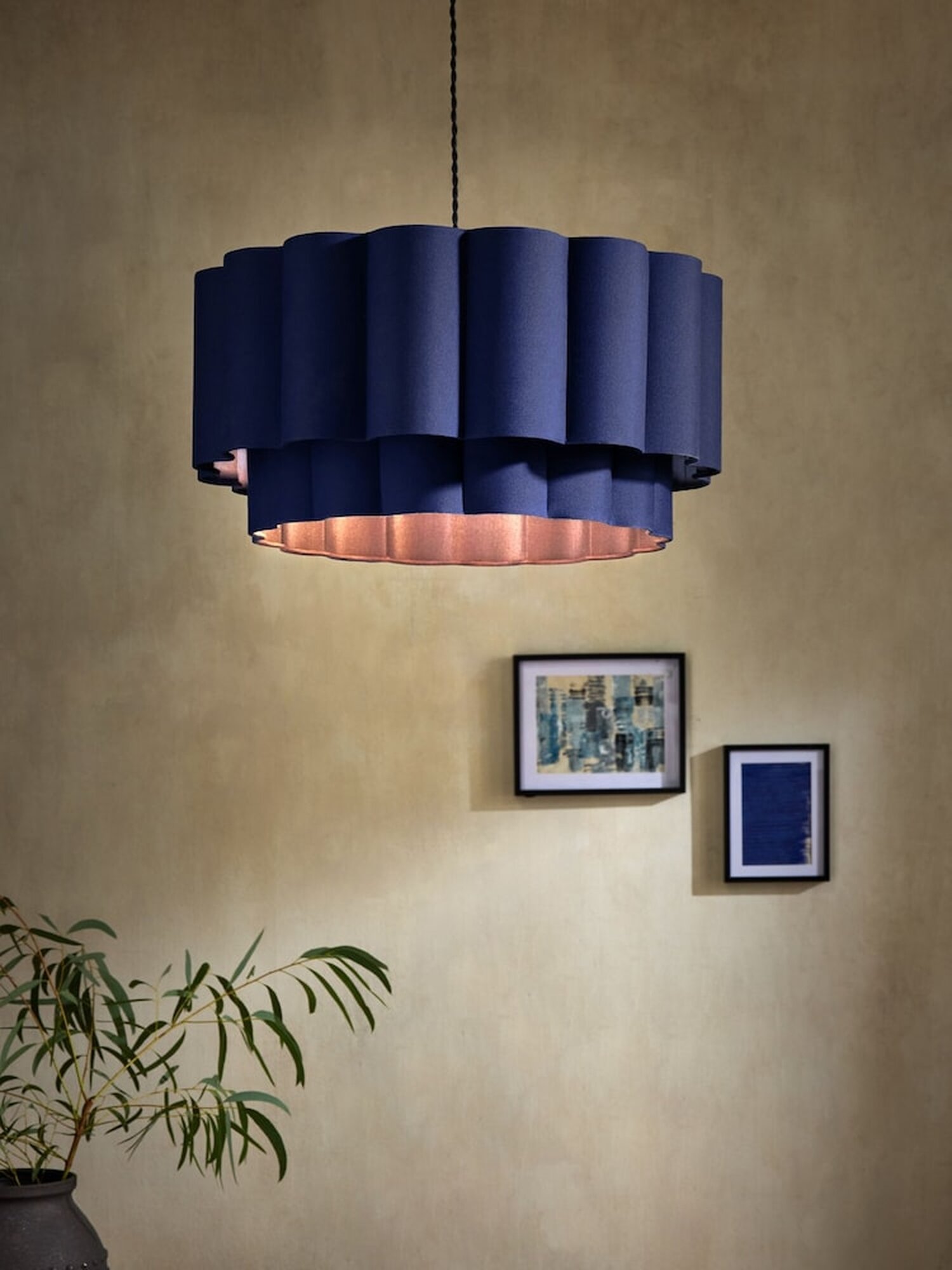 Потолочный светильник NEXT Larson 24х48 см цвет Синий