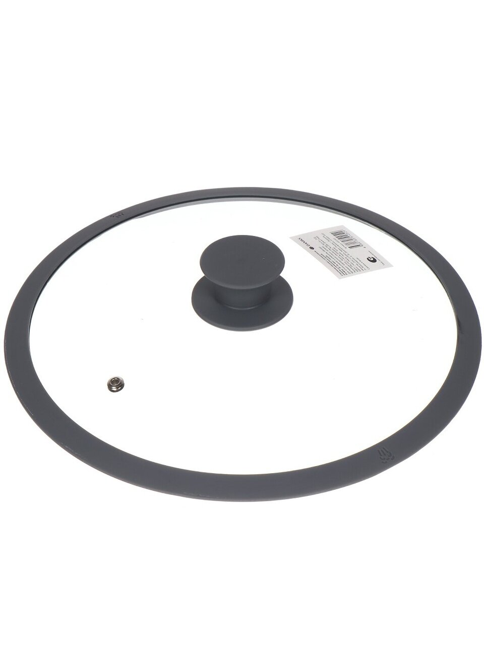 Крышка стеклянная для кастрюли и сковороды 26 см, Daniks